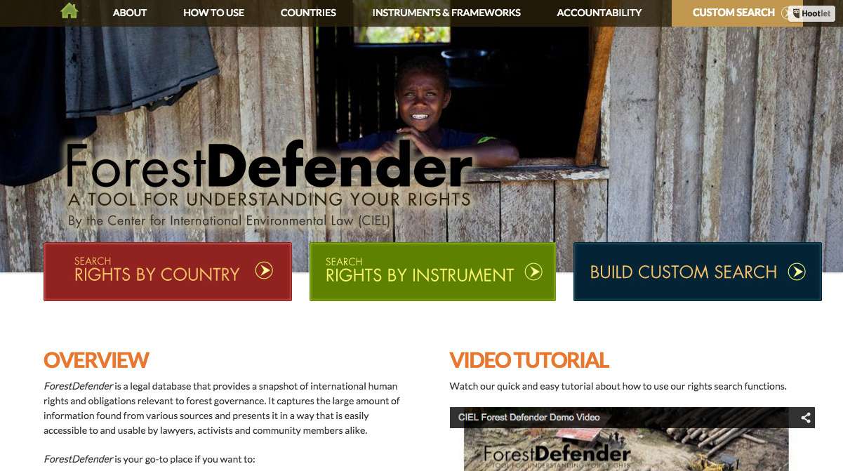 Forest Defender: A Tool for Understanding Your Rights [Presentation ...